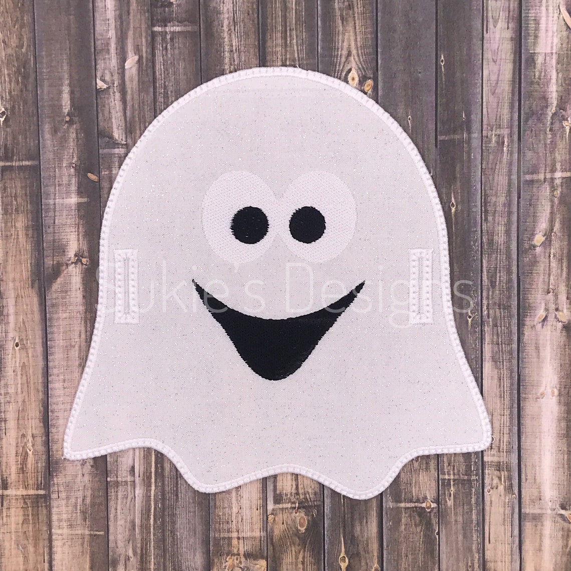 Ghost Banner Embroidery Design 7x7 Ith Embroidery Designin - Etsy