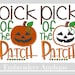 Pick of the Patch Appliqué Design Embroidery Designhalloween - Etsy