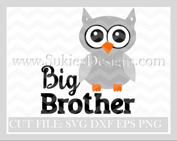 Big Brother Owl SVG File for Cricut and Cameo Digital Download | Etsy
