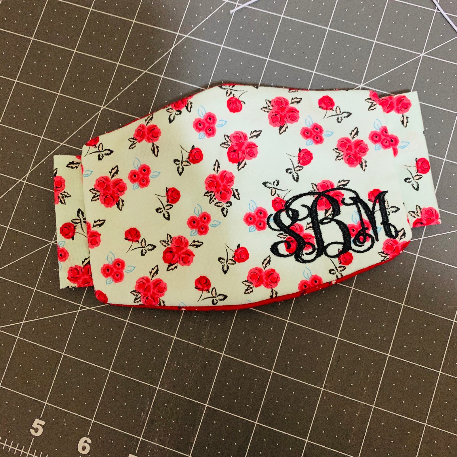 In the Hoop 5x7 Face Mask With Opening and Nose Insert 100% ITH, Cloth ...