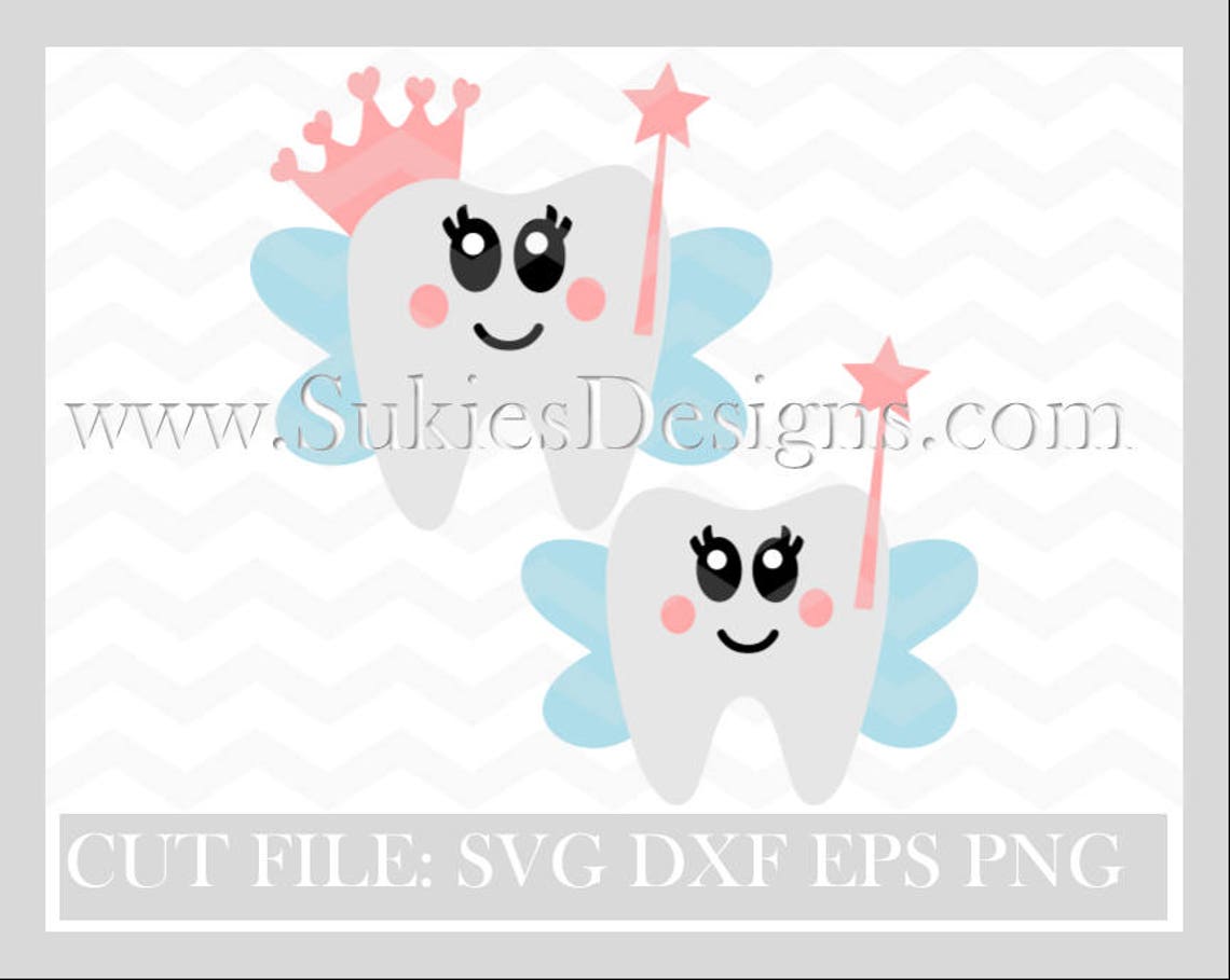 Tooth Fairy Svg File SVG DXF PNG Files for Cricut and - Etsy