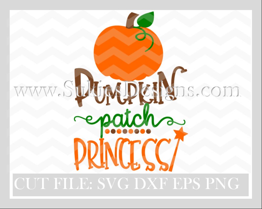 Fall Svg Pumpkin Svg Pumpkin Patch Princess SVG File for | Etsy