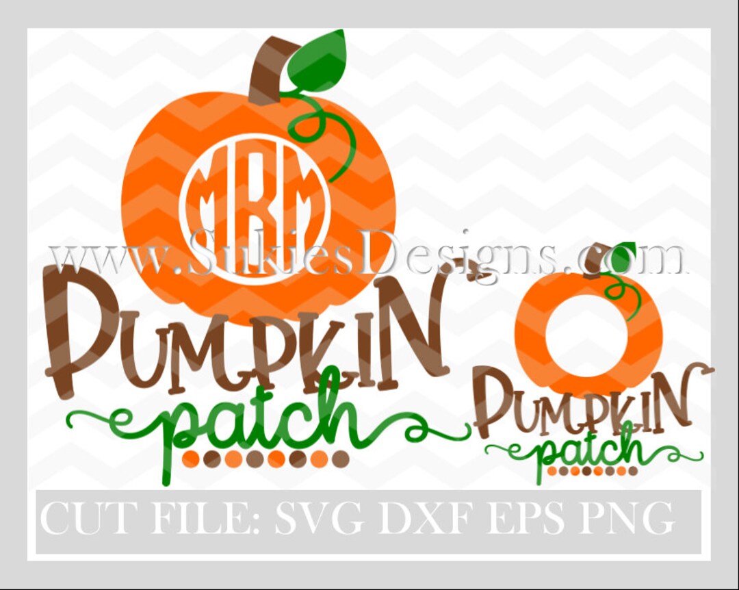Fall Monograms SVG File for Cricut and Cameo DXF for Silhouette Studio ...