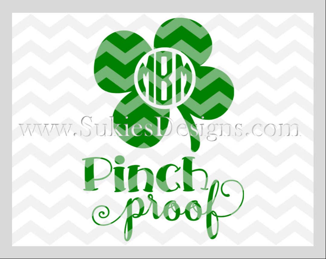 Pinch Proof SVG, DXF, PNG Eps File for Cricut and Silhouette Cutting St ...