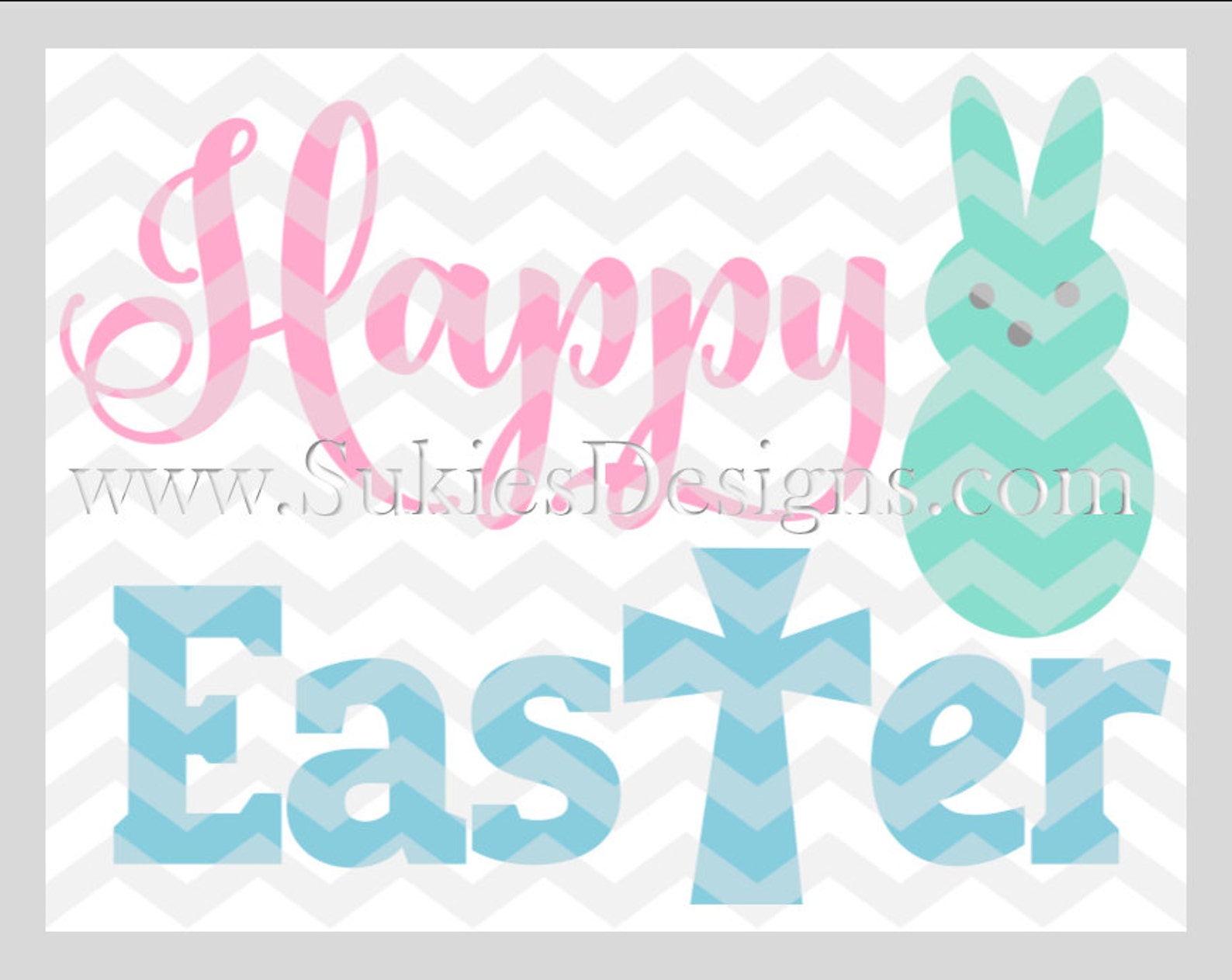 Happy Easter SVG DXF PNG Files for Cricut and Silhouette - Etsy