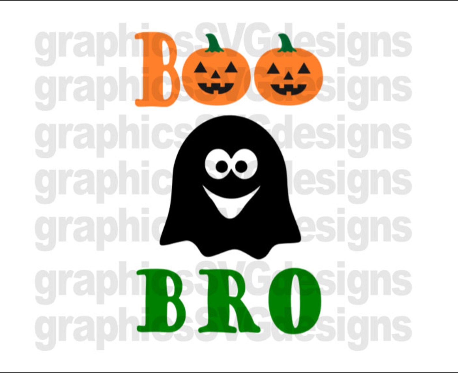Boo Bro SVG File for Cricut and Cameo DXF for Silhouette - Etsy