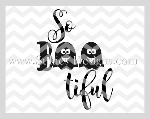 So Bootiful Halloween SVG File for Cricut and Cameo DXF for | Etsy