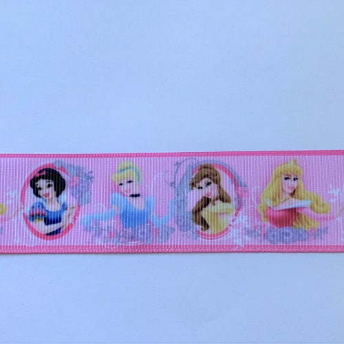 Disney Princesses 1 Grosgrain Ribbon-disney Princesses - Etsy