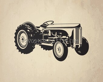 Tractor stencil | Etsy