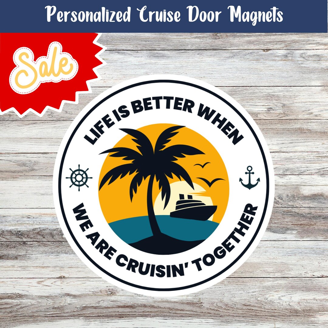 Custom Cruise Ship Magnet, Cruise Ship Magnet, Family Cruise, Cruise ...