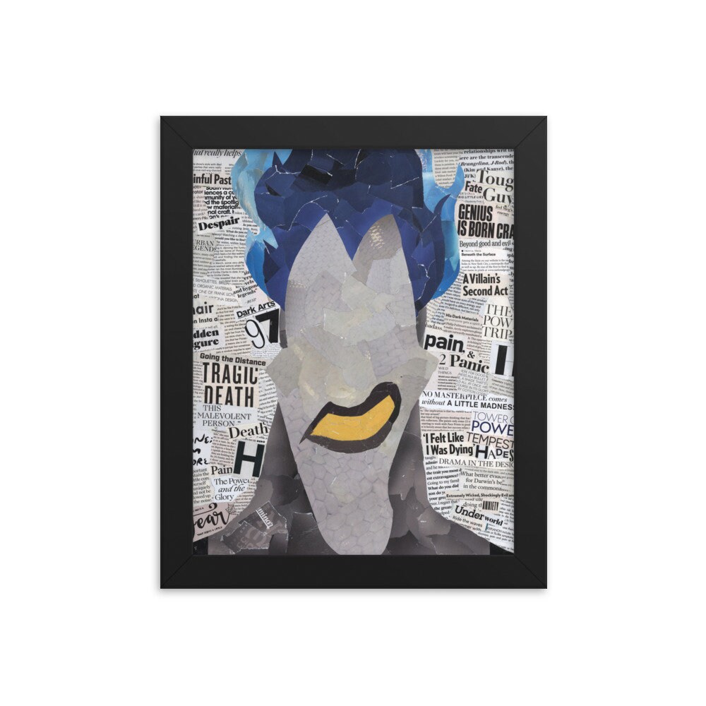 Disney Art Disney Villain Art Disney Craft Disney Villain - Etsy