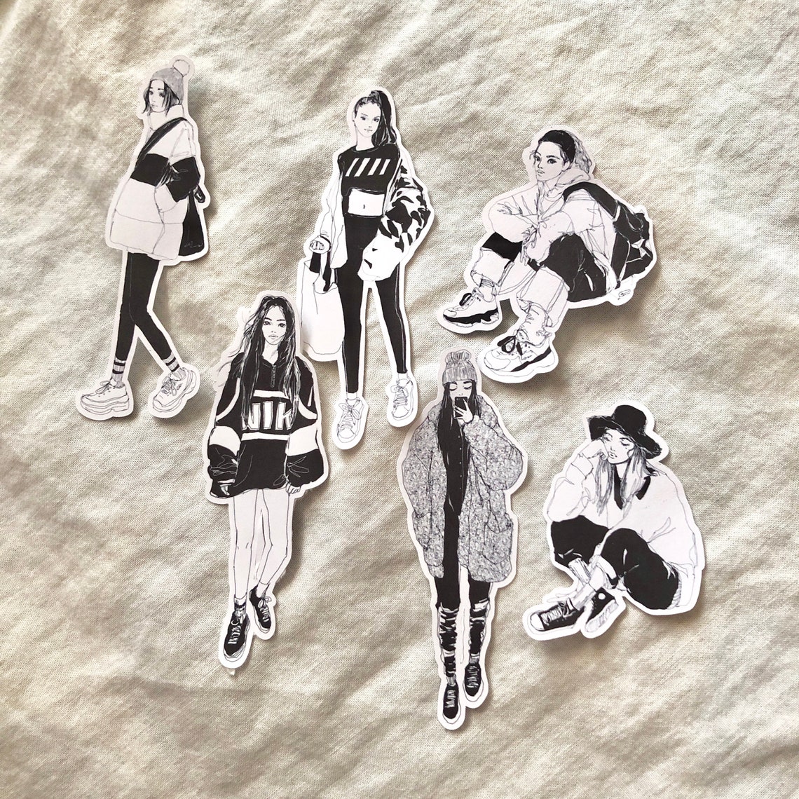 Comfy Look Stickers - Whole Body Ver. - Etsy
