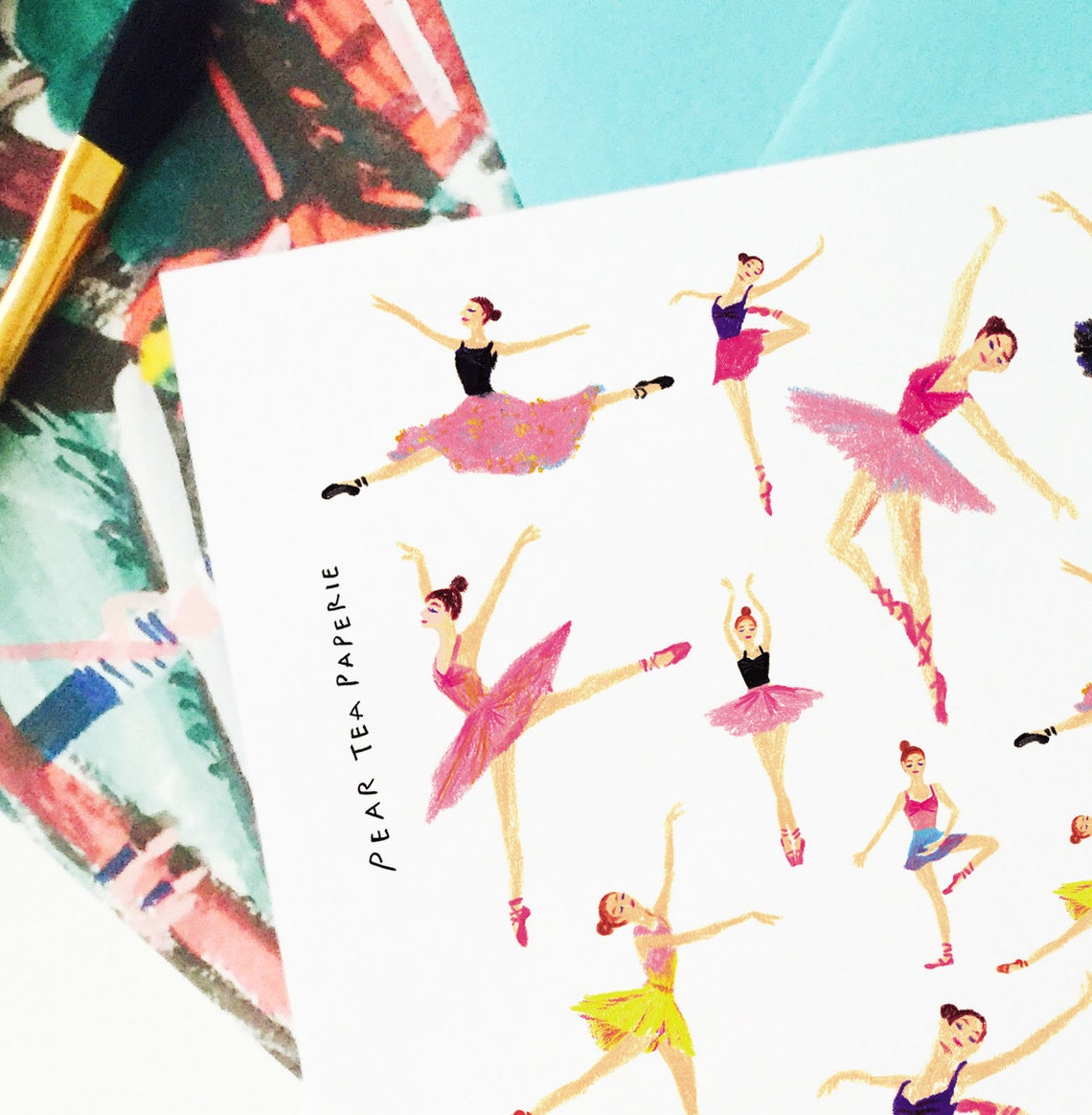 Happy Ballerina Sticker Set - Etsy