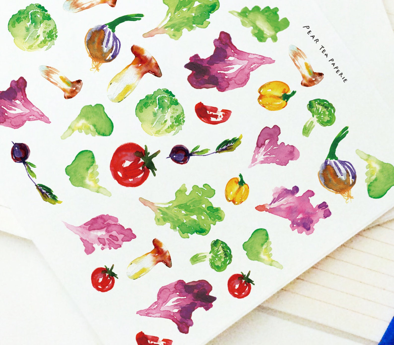 Fresh Salad Stickers Salad Stickers Planner Stickers Plant - Etsy