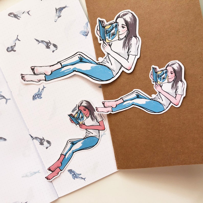 Summer Days Girls Stickers 6 Sticker SET Planner Stickers - Etsy