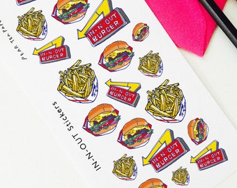 In N Out Stickers | Etsy