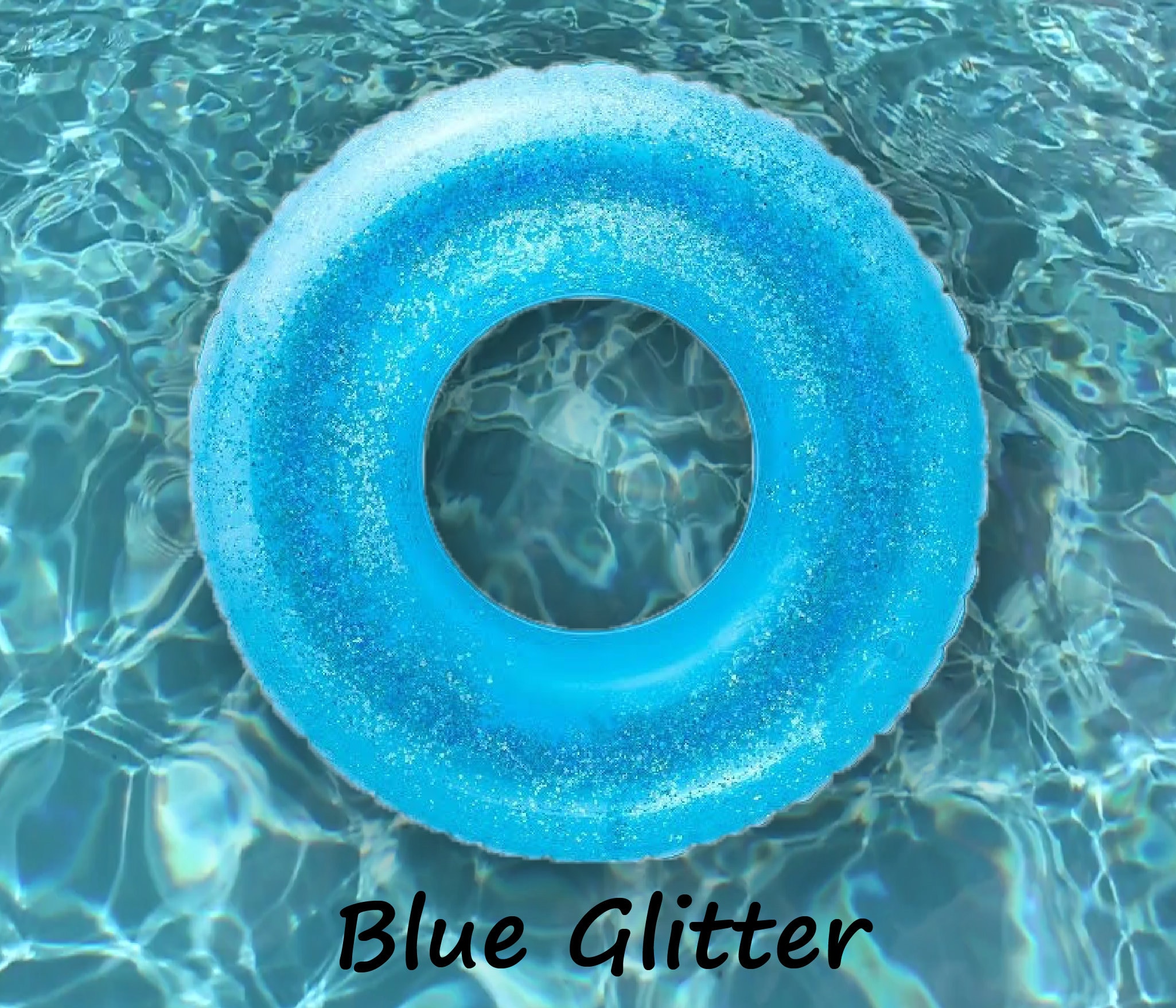 NEW COLORS!! | Double the Glitter! Personalized Colored Pool Float W ...