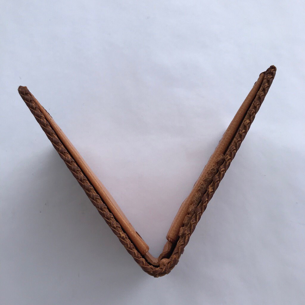 Hand Tooled Genuine Goat Leather Vintage Wallet - Etsy
