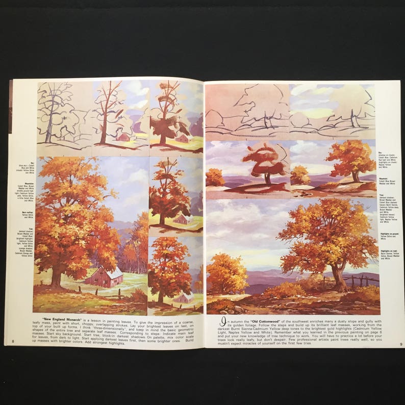 Walter T. Foster Art Book - #113 '32 Painting Lessons in Oil' - by Bela ...