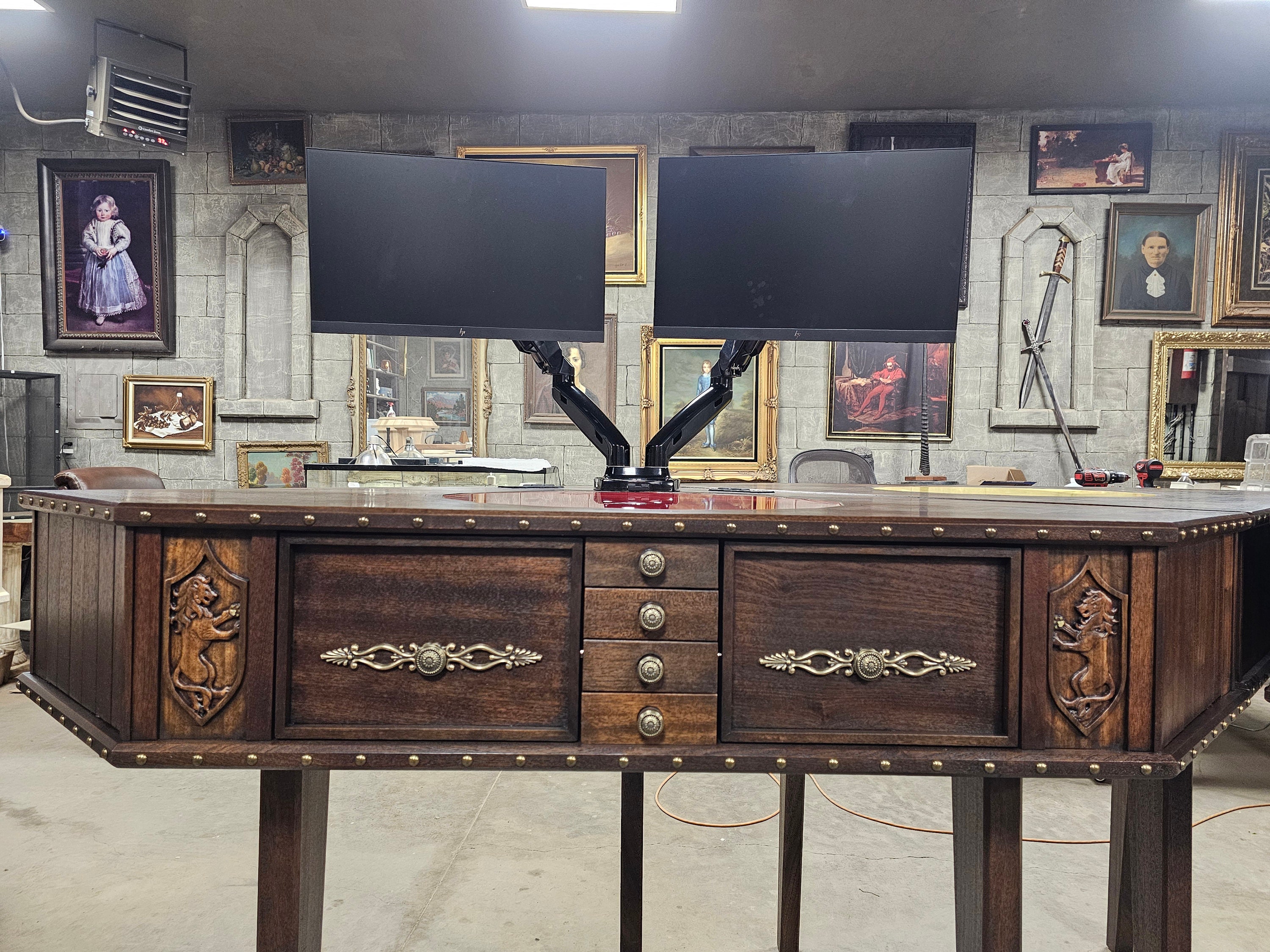 Philosopher Corner Standing Desk Etsy Uk