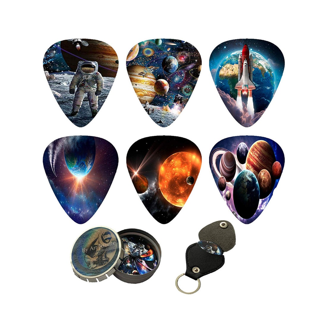 Space Guitar Picks Christmas Gift Guitar Picks for Guitar Player Cool ...