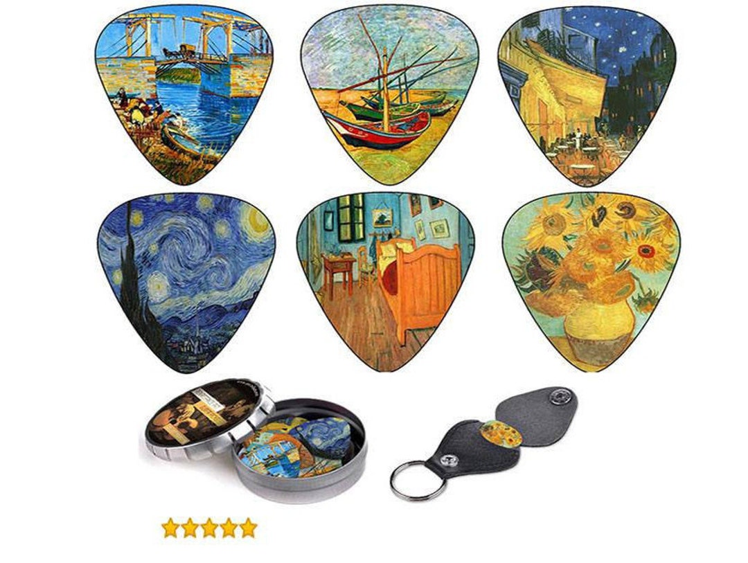 Gift Guitar Picks Art Guitar Picks Case Christmas Gift for Guitar ...