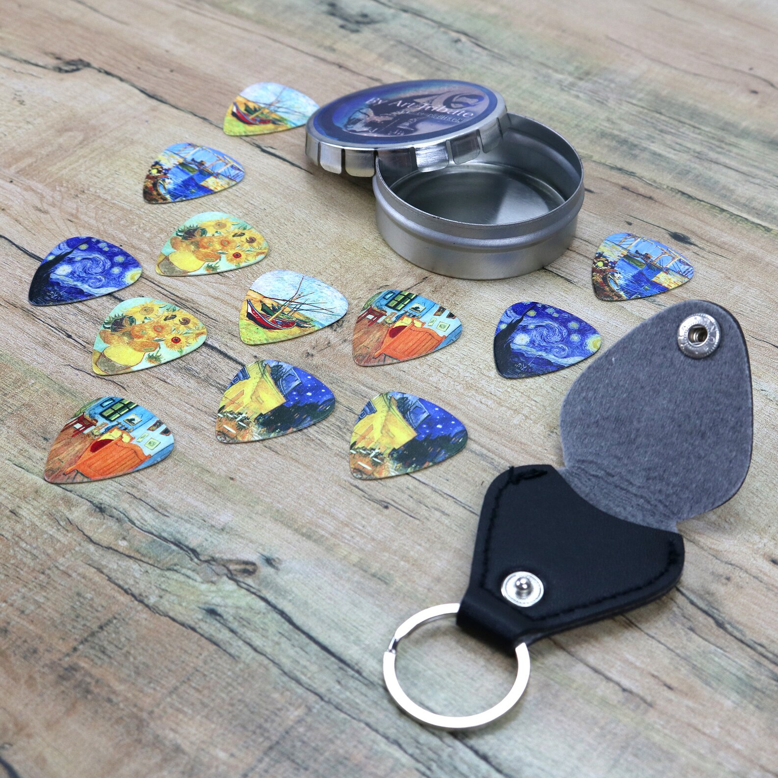 Guitar Pick Set Christmas Gift for Guitar Player Vincent - Etsy