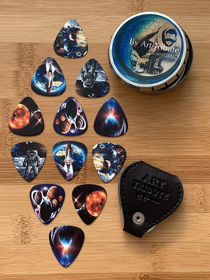 Space Guitar Picks Christmas Gift Guitar Picks for Guitar | Etsy