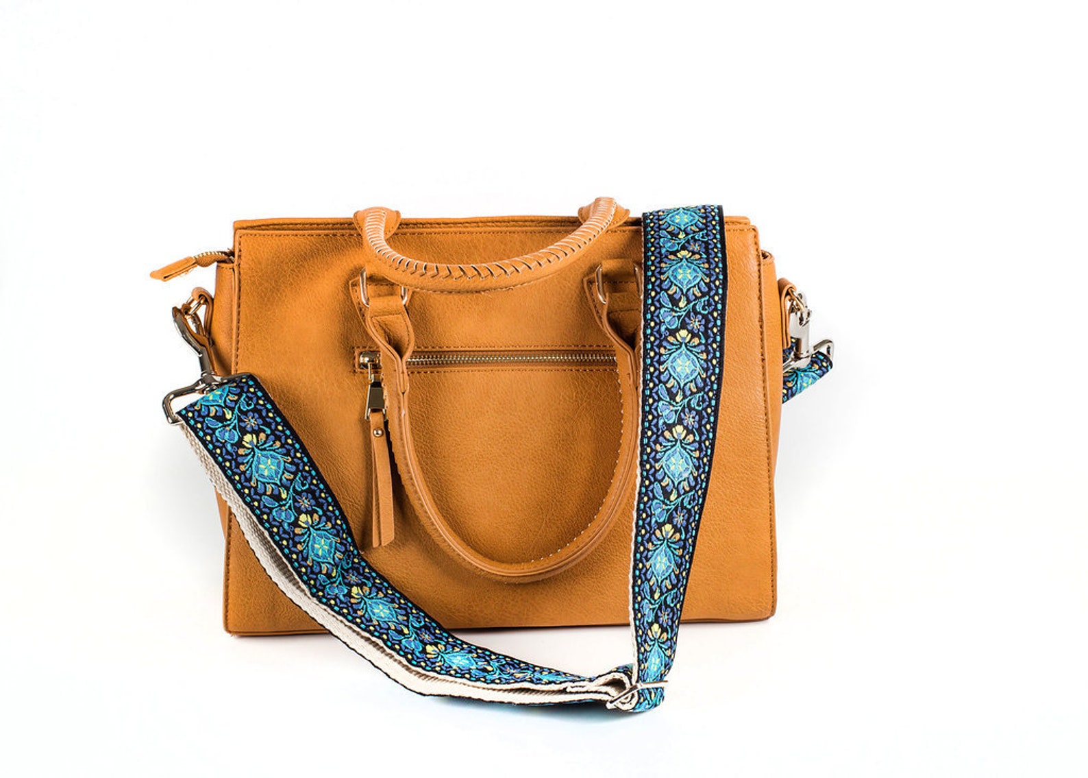 2 Handbag Strap White Vintage Strap and Blue Vintage Strap - Etsy