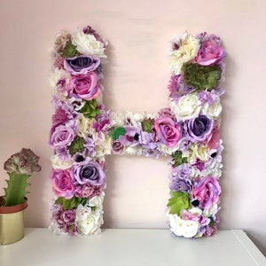 Flower Letter With Succulents, Cactus Nursery Wall, Boho Nursery ...