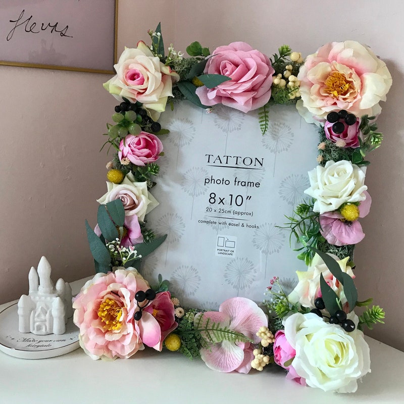 Floral Picture Frame - Etsy