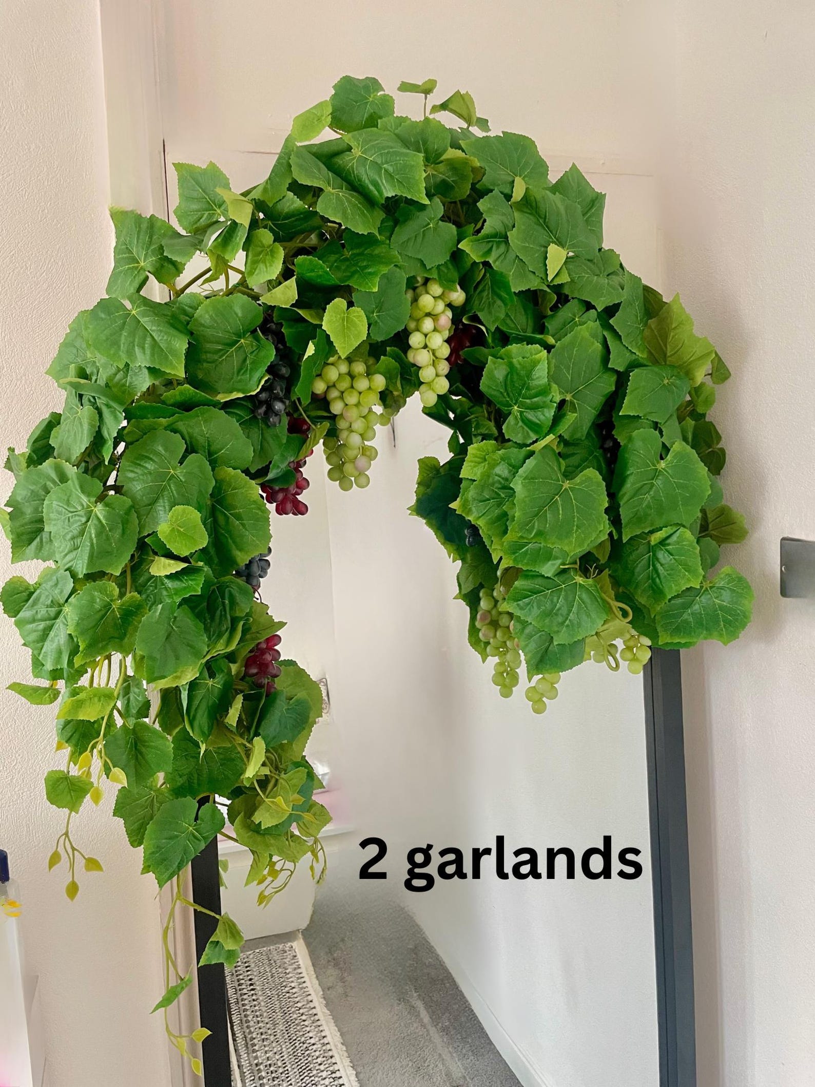 1 Artificial Grape Vine Garland 180 Cm Long, High Quality Grape Garland ...