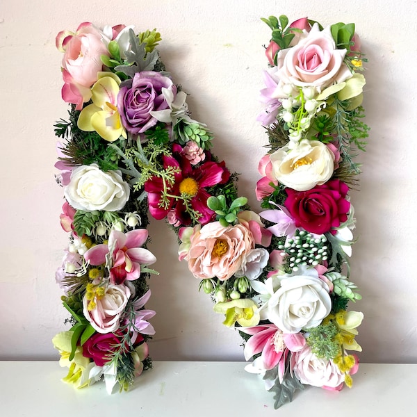 Flower Letter - Etsy