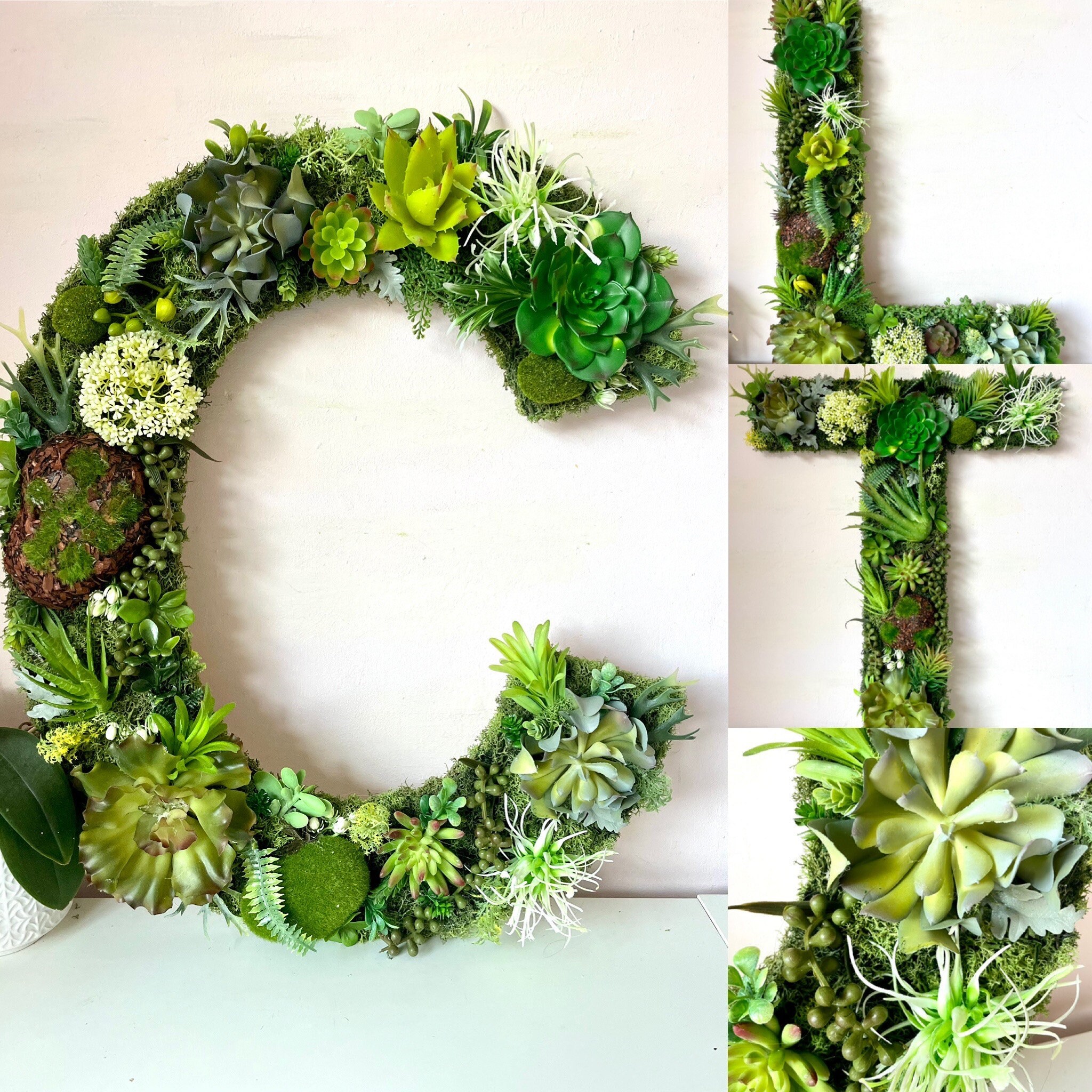 3D Moss Wall Letters Company Logo Moss Letters 30cm 40cm - Etsy UK