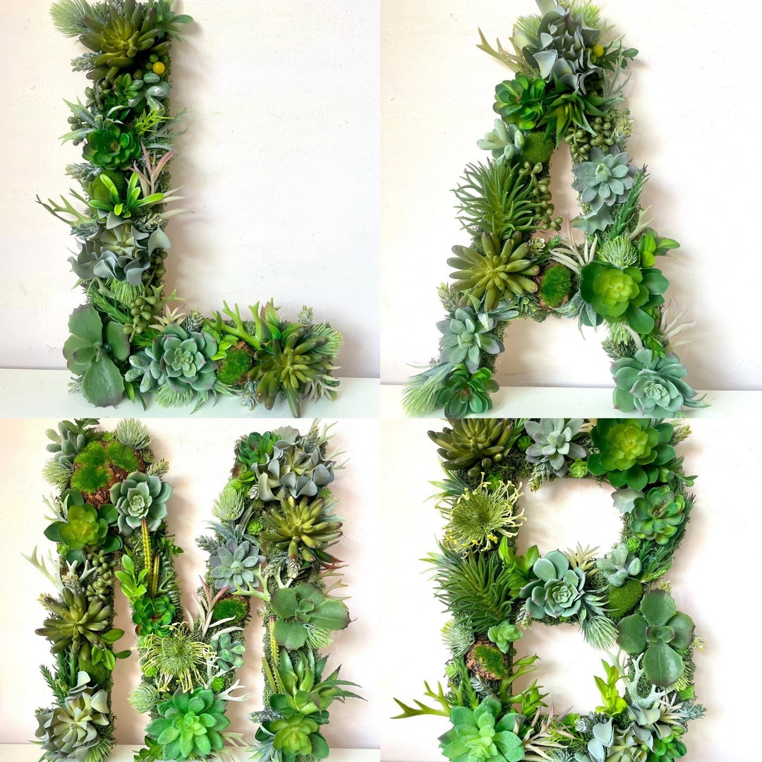 Large Moss Wall Letters, Moss Letter Sign, Business Logo Sign ...