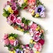 Colourful 3D Flower Letters, Floral Letter, Woodland Nursery Wall, Boho ...
