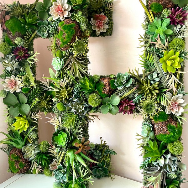 Moss Letters - Etsy