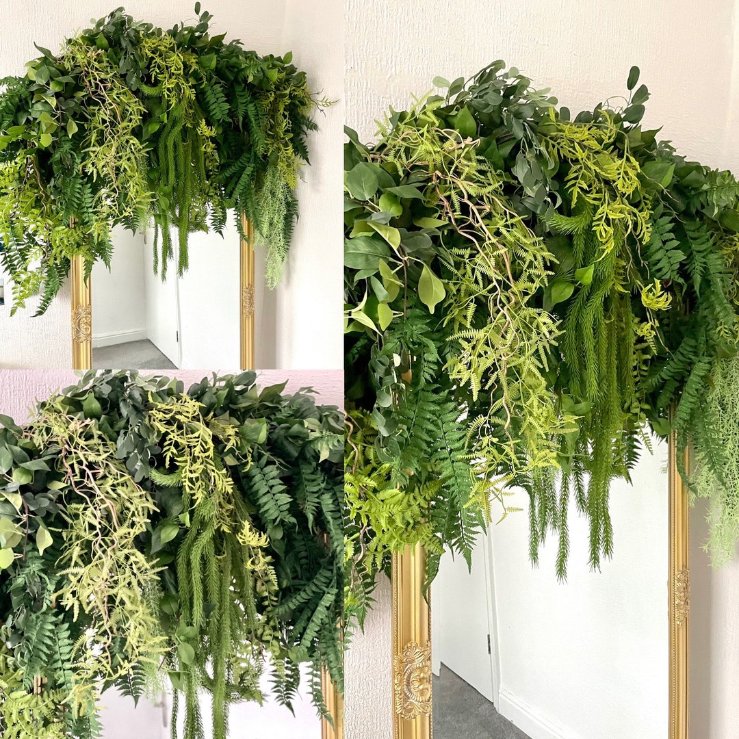 Artificial Greenery Garland, Greenery Arch Arrangement, Wedding ...