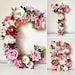 3D Floral Letter: Silk Flower & Moss Nursery Decor - Etsy