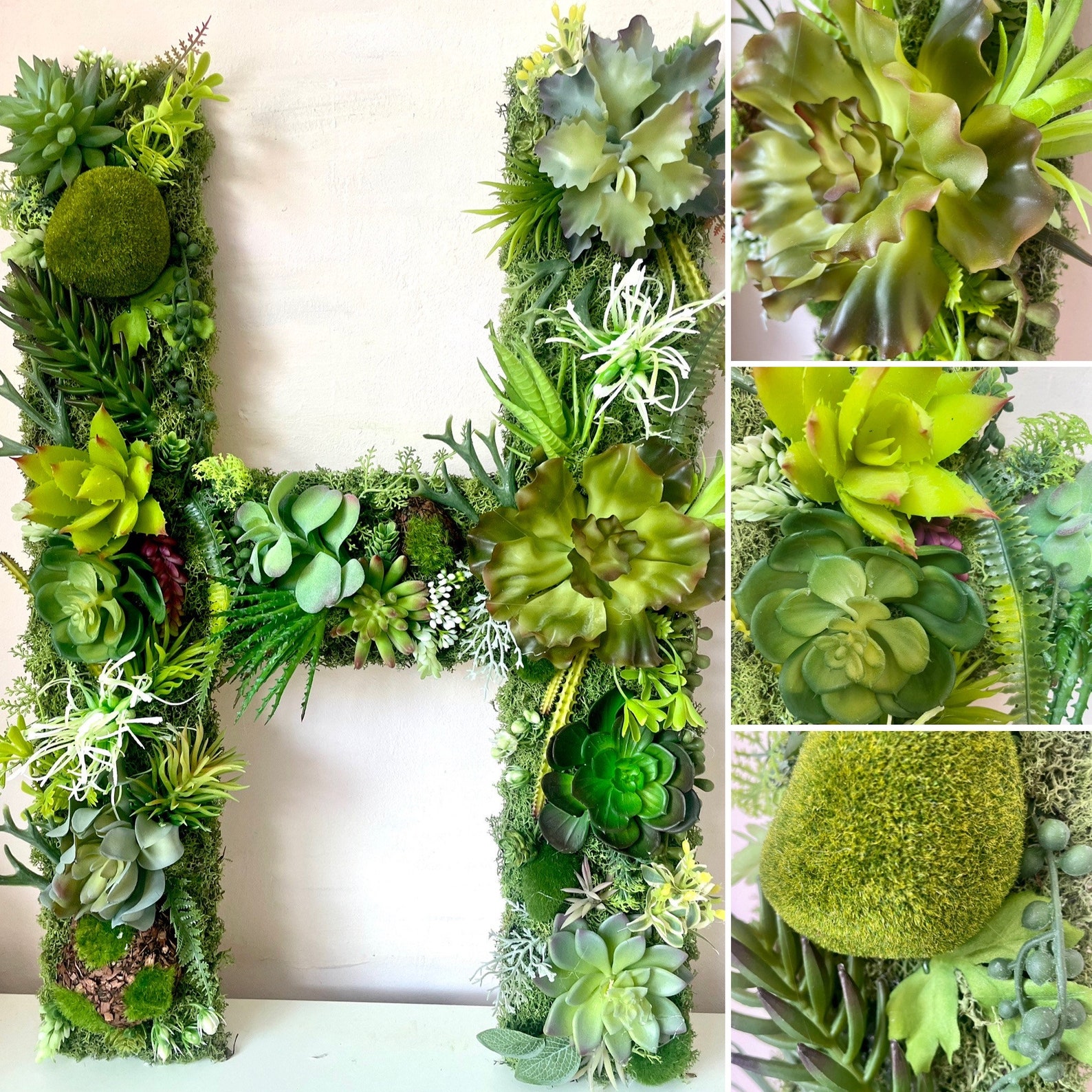 3D Moss Wall Letters Company Logo Moss Letters 30cm 40cm - Etsy UK