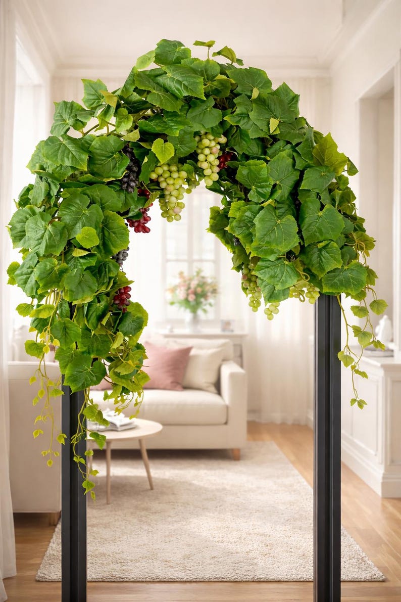 Artificial Grape Vine Garland, Tuscan Decor, 6ft - Etsy