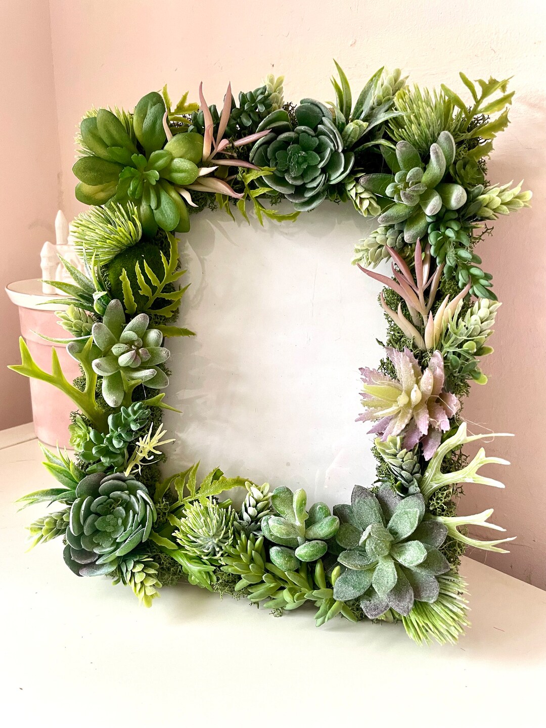 Moss Succulent Picture Frame: Botanical Woodland Decor - Etsy