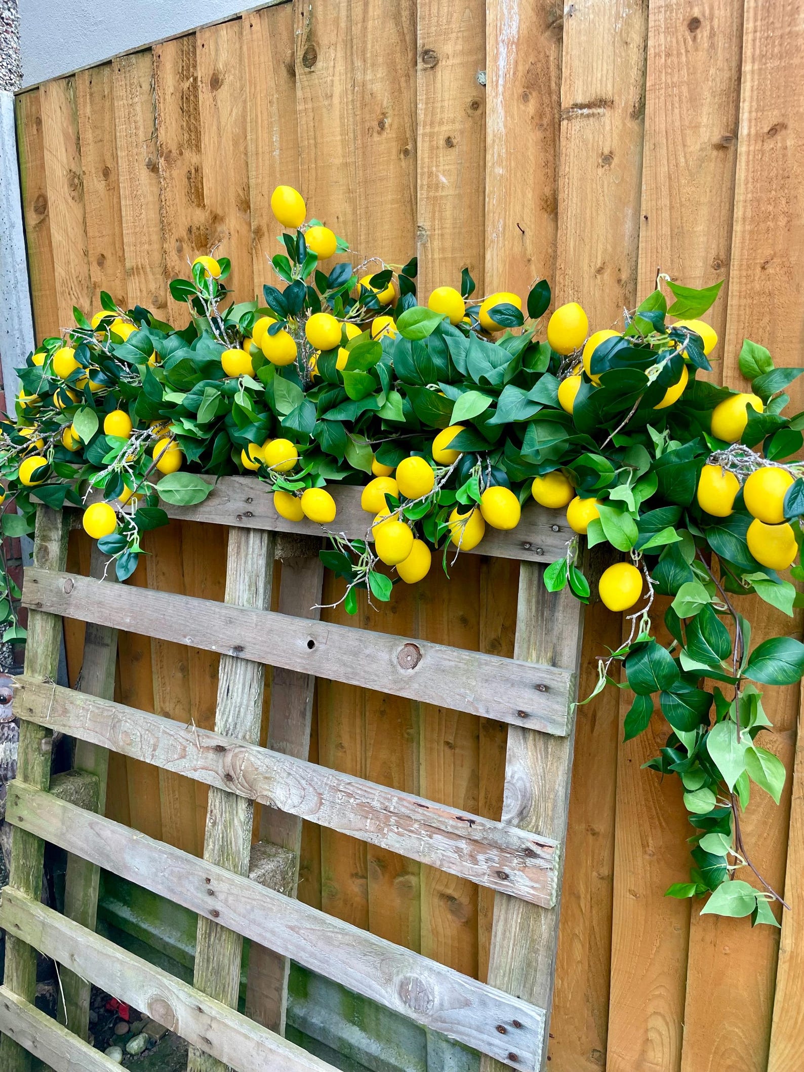 Faux Lemon Garland, Italian Citrus Swag, Restaurant Decor - Etsy