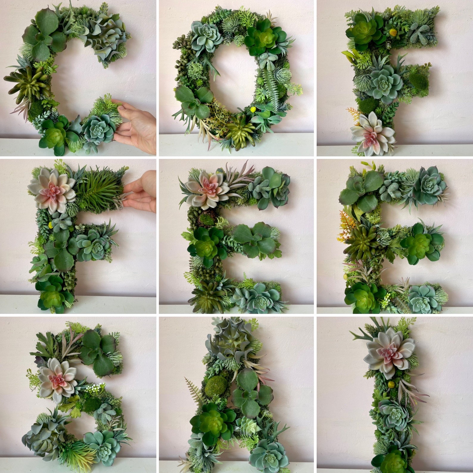 3D Moss Wall Letters Company Logo Moss Letters 30cm 40cm - Etsy UK