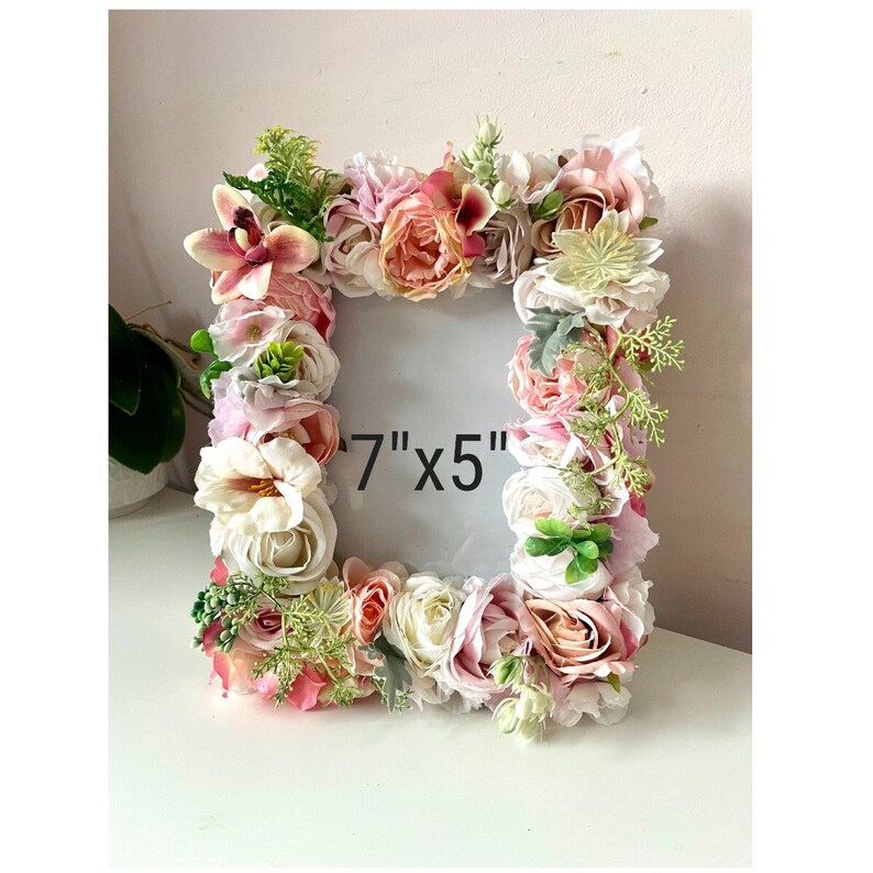 3D Floral Photo Frame Flower Photo Frame Housewarming Gift - Etsy UK
