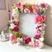 Floral Photo Frame: 3D Silk Flower Picture Frame - Etsy