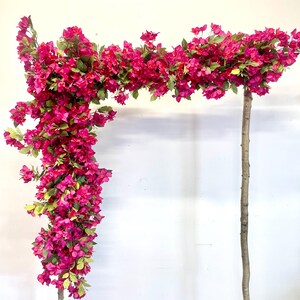 Hot Pink Bougainvillea Garland Faux Bougainvillea Flower Arch Luxury