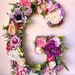 Colourful 3D Flower Letters, Floral Letter, Woodland Nursery Wall, Boho ...