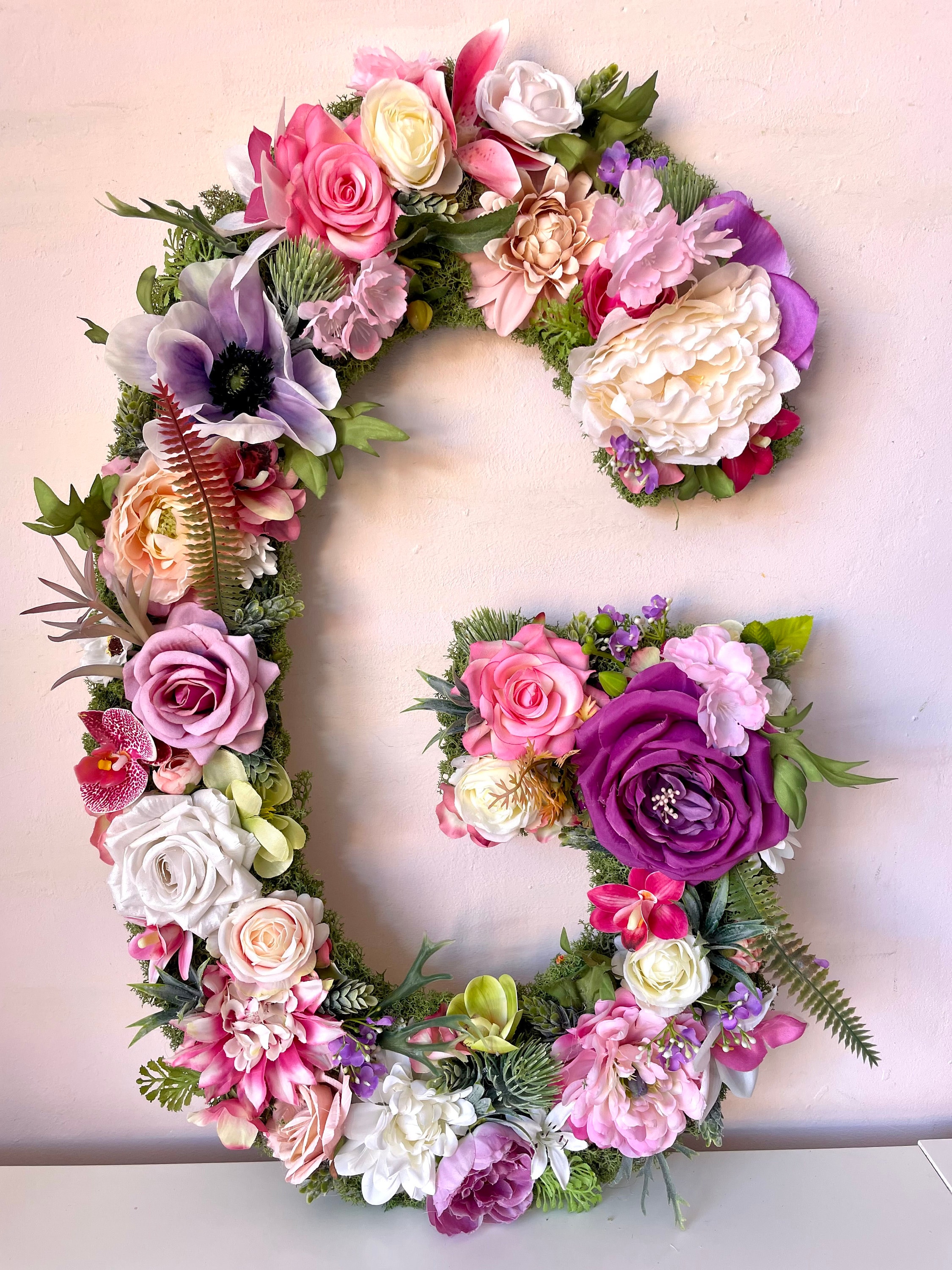 Colourful 3D Flower Letters Floral Letter Woodland Nursery - Etsy UK