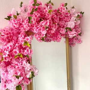 Artificial Cherry Blossom Garland 150 Cm Long, Artificial Cherry ...